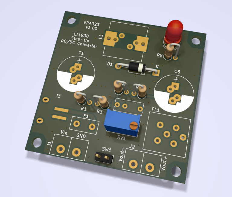 LT1930の昇圧DC/DCコンバーター基板を作ってみた | のぶらぼ