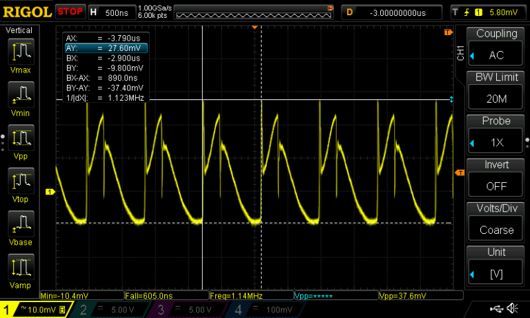 LT1930の昇圧DC/DCコンバーター基板その2（動作確認） | のぶらぼ